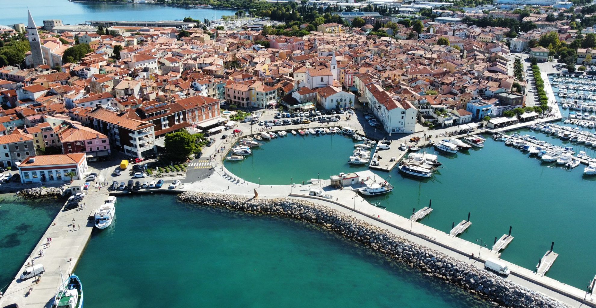 Renewal of the fishing port in Izola, Slovenia - Marmor Sežana